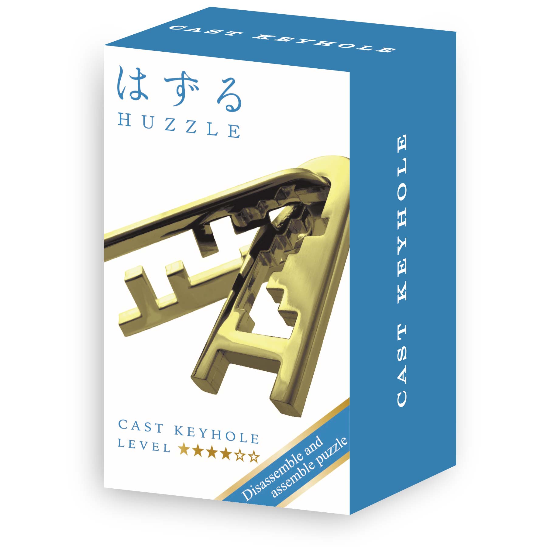 Mini Huzzle Keyhole (Gold) | Hanayama